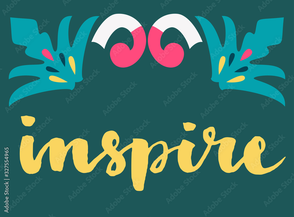 Modern brush calligraphy. Handwritten ink lettering. Hand drawn vector ...