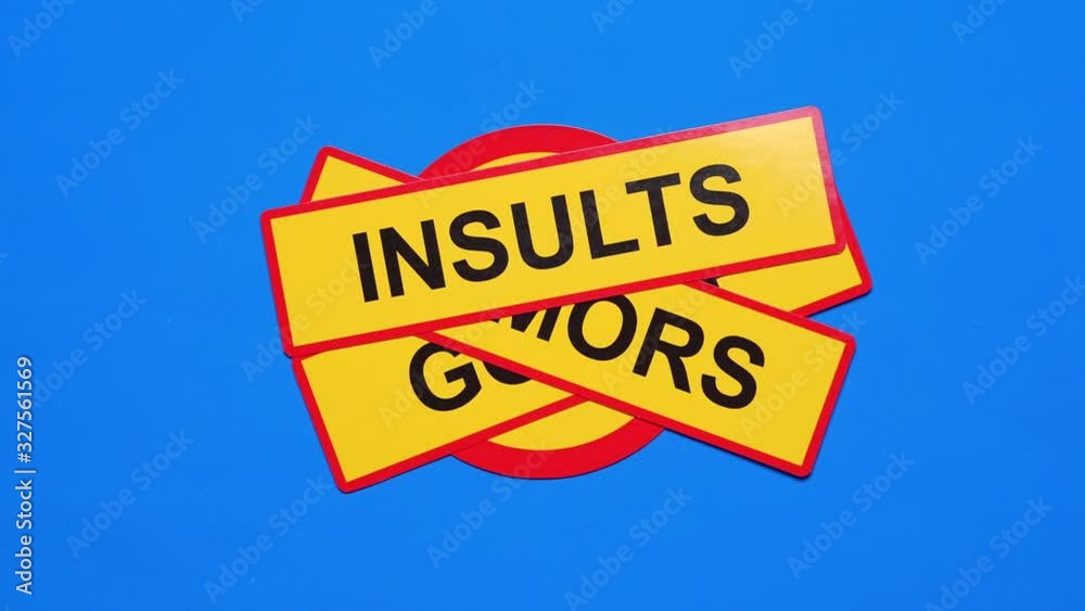 Bullying stop motion animation, rumors, discredit, bullying, insult ...