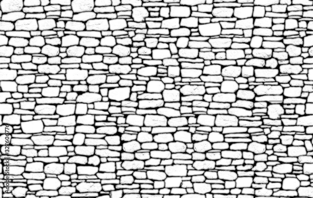Dry stone wall masonry seamless texture map Stock Illustration | Adobe ...