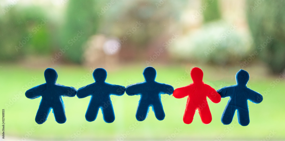 Symbol of friendship between people of different colors. Stock Photo ...