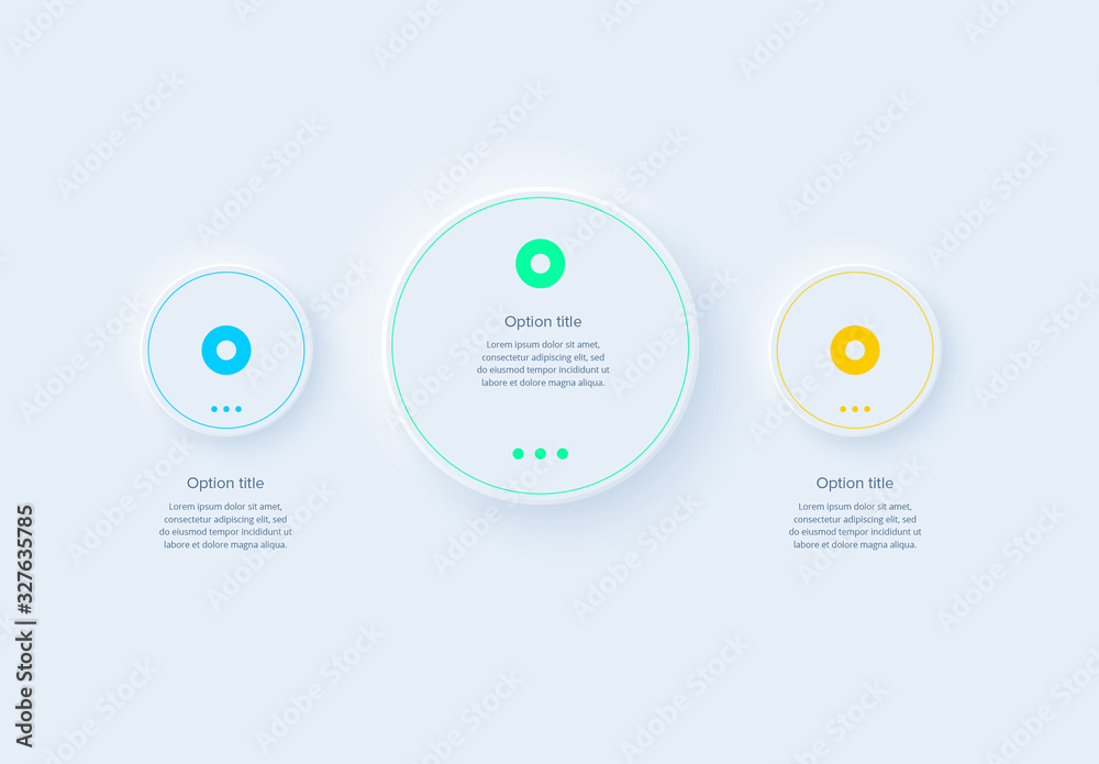 3 Step Infographic Layout Stock Template | Adobe Stock