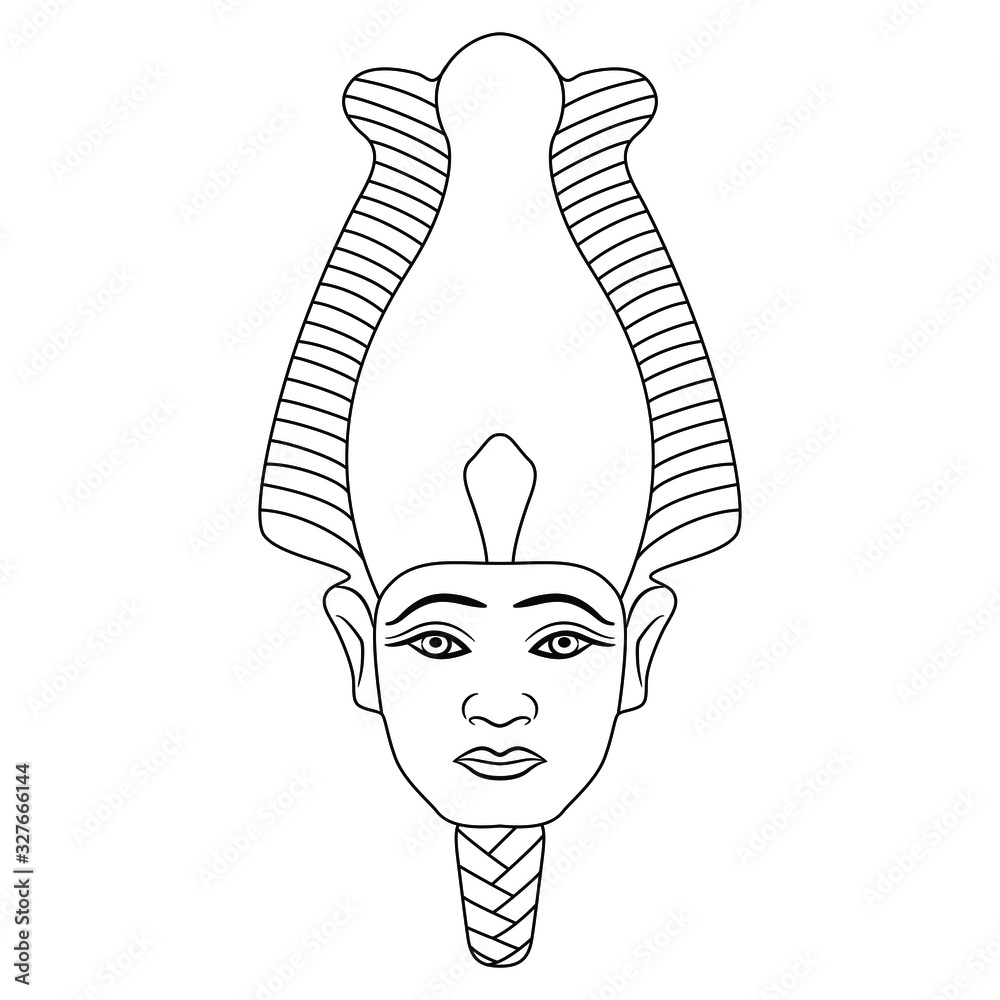 Osiris Egyptian God Drawing