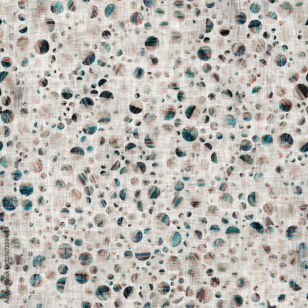 Seamless mixed media collage design in old aged worn look. Scattered ...