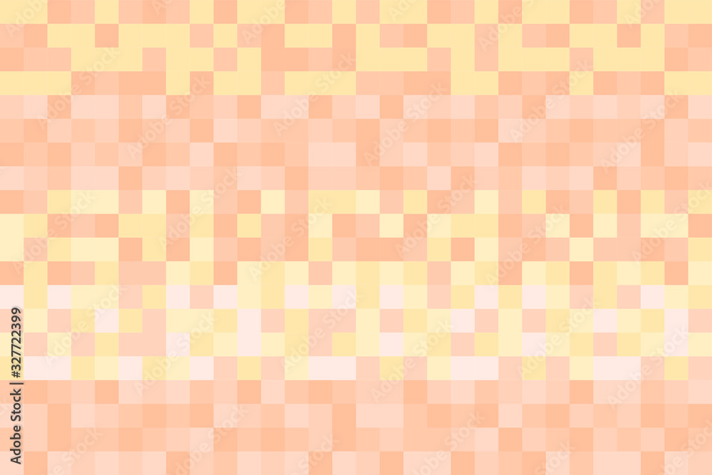 Fading pixel pattern background.Brown pixel background. Vector ...