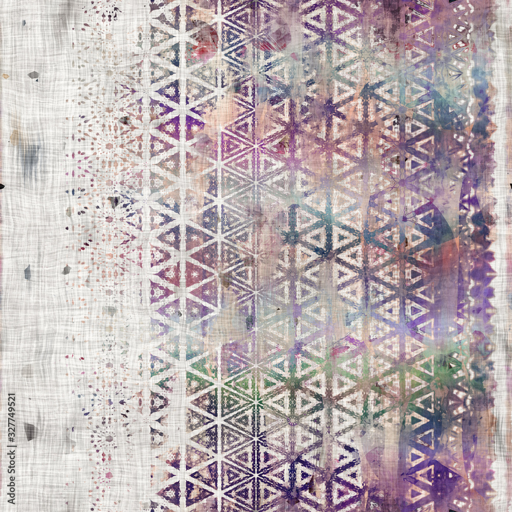 Seamless mixed media collage design in old aged worn look. Lacy ...