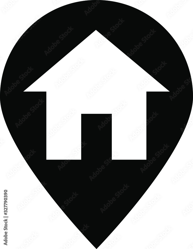 rent home logo, vector illustration Stock Vector | Adobe Stock