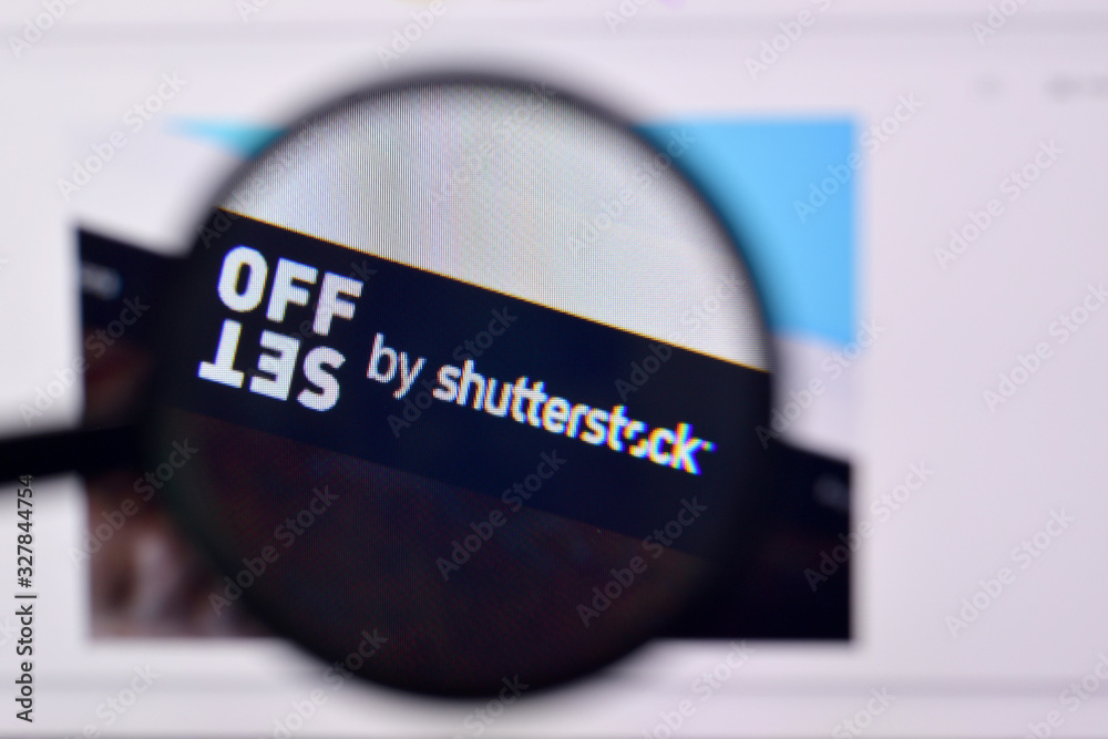 Homepage of offset website on the display of PC, url - offset.com ...