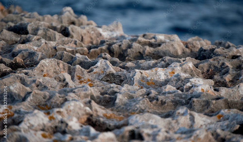 Textura rocosa con iluminación rasa, potenciadora Stock Photo | Adobe Stock