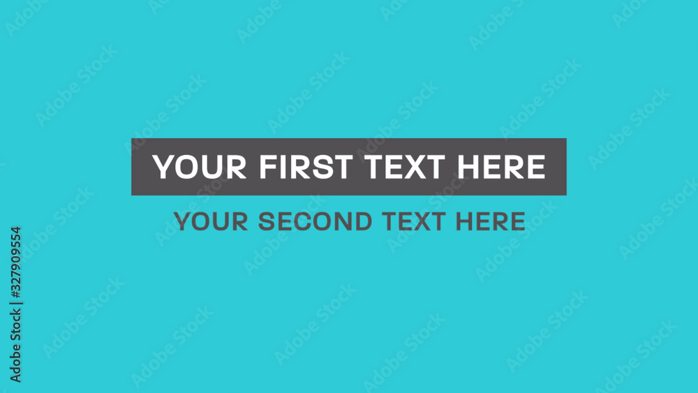 Minimal Clean Titles Stock Template | Adobe Stock