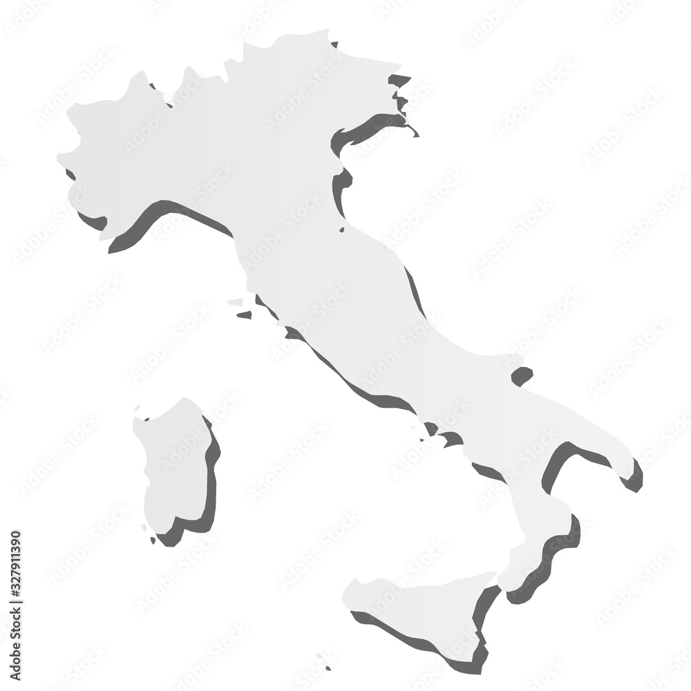 Simple Italy Map