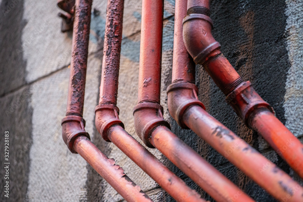 stack of pipes Stock Photo | Adobe Stock