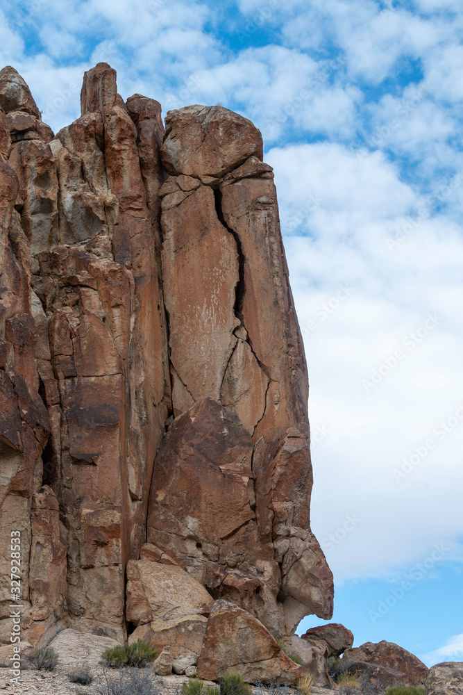 Wrong Way Canyon and the Valley of Faces are filled with large Volcanic ...