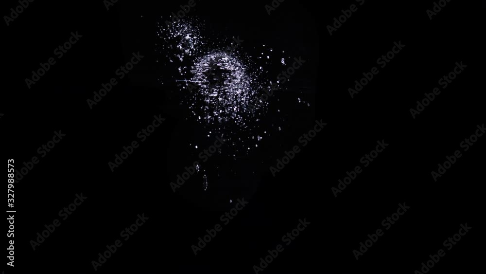 Real frost on a window. Frostwork pattern ice crystals on black ...