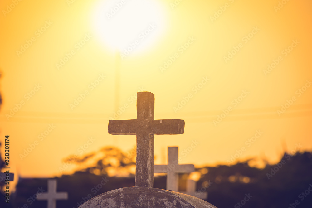 Jesus Christ cross. The Crucifixion, Resurrection and Easter concept ...