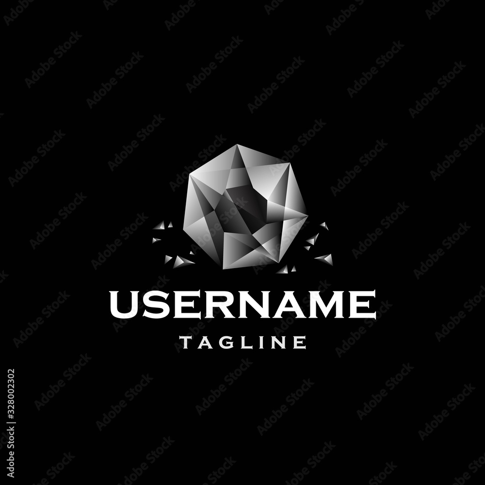 black diamond logo design inspiration . black crystal logo design ...