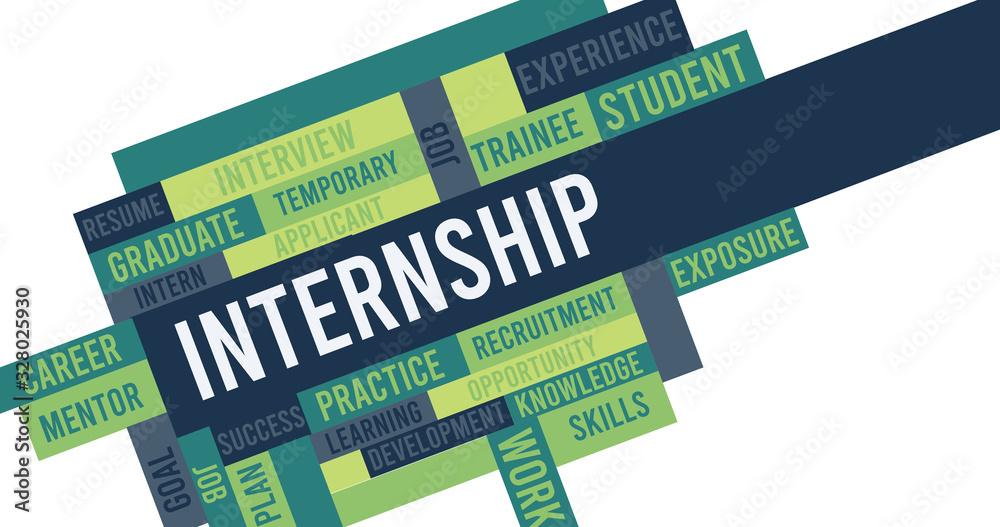 INTERNSHIP Stock Illustration | Adobe Stock