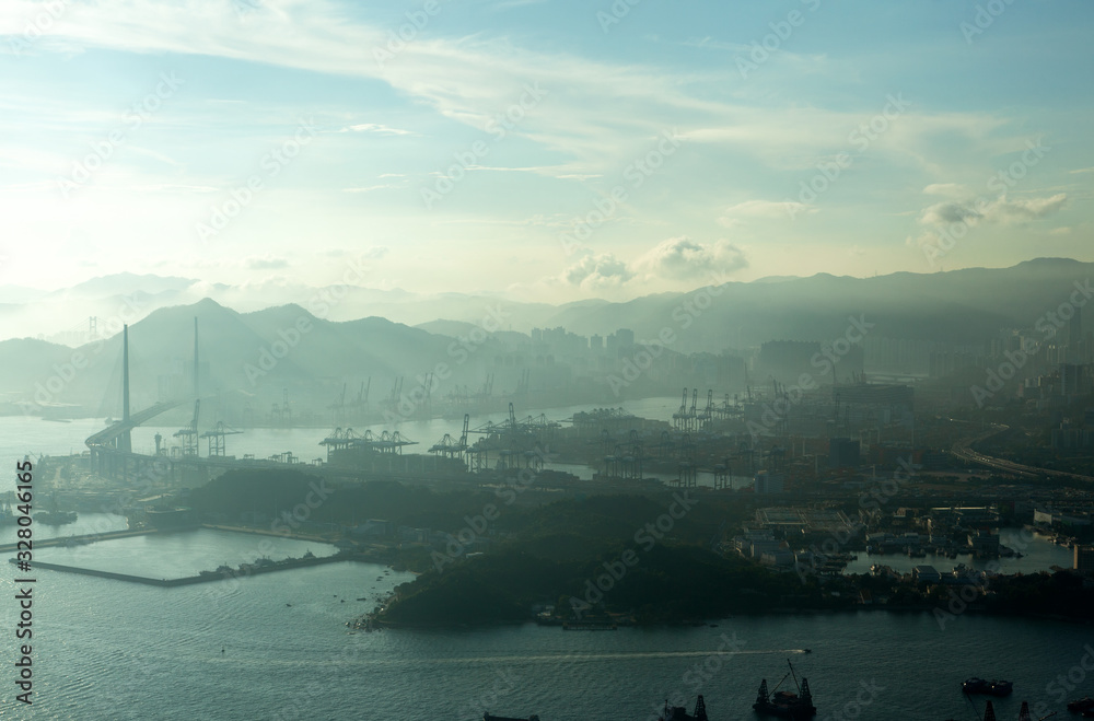 Poster Container port Hong Kong – Wall Art | UkPosters