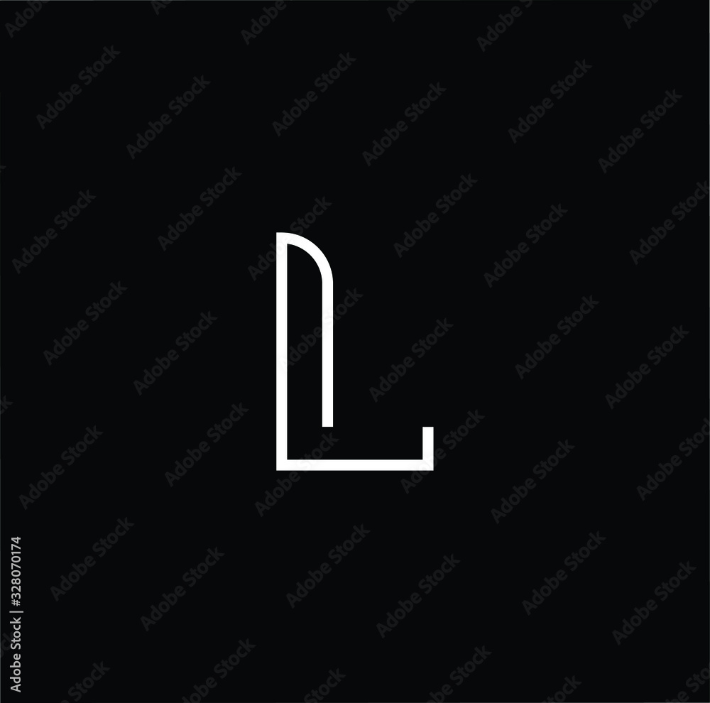 Initial based modern and minimal Logo. L LL letter trendy fonts ...