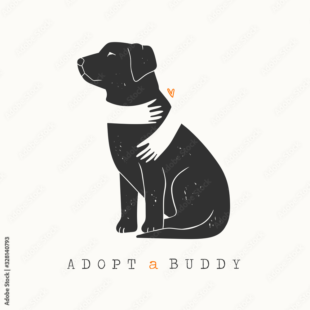 adopt, adoption, animal, art, banner, black, care, cartoon, cat ...
