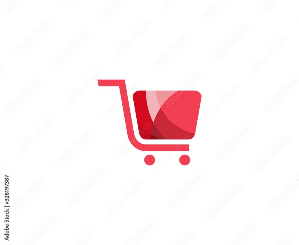 Shopping cart logo Stock Vector | Adobe Stock
