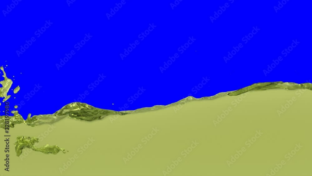 Video Stock Animated front view of great amount of flowing and ...