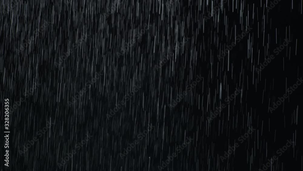 4k Loop Rain Drops Falling Alpha, Real Rain, High quality Thunder ...