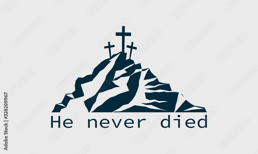 Christian religious design for Easter celebration. Is a picture of a ...