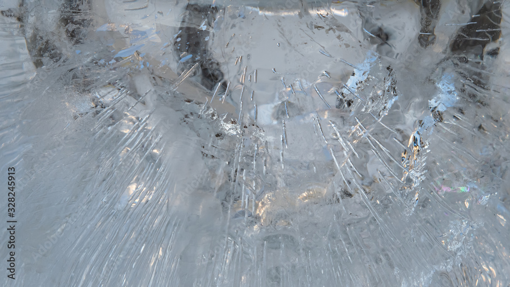 Frosted Water, Frozen bubbles, Cold Texture, icy cold surface Stock ...