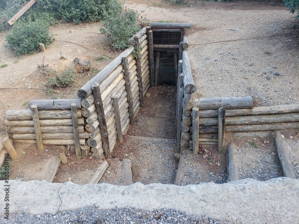 WW1 trenches- gallipoli, Turkey Stock Photo | Adobe Stock