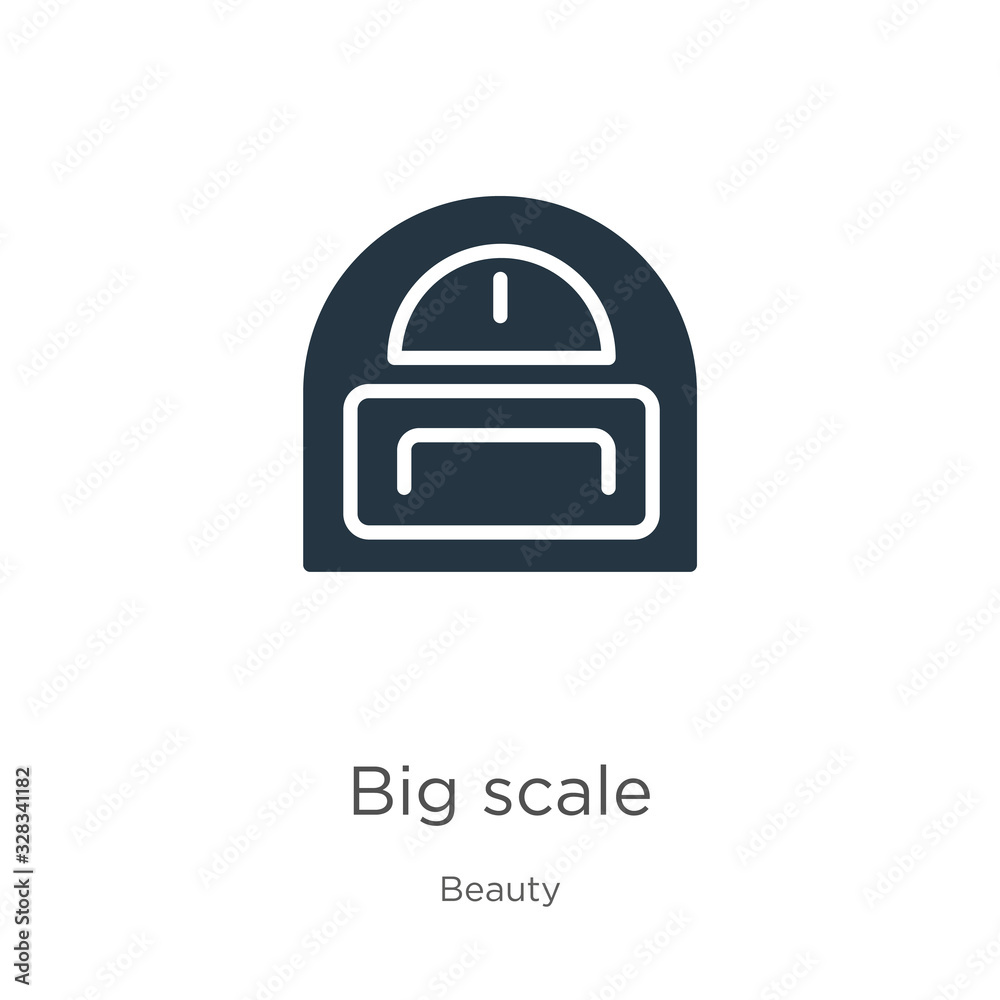 Vecteur Stock Big scale icon vector. Trendy flat big scale icon from ...