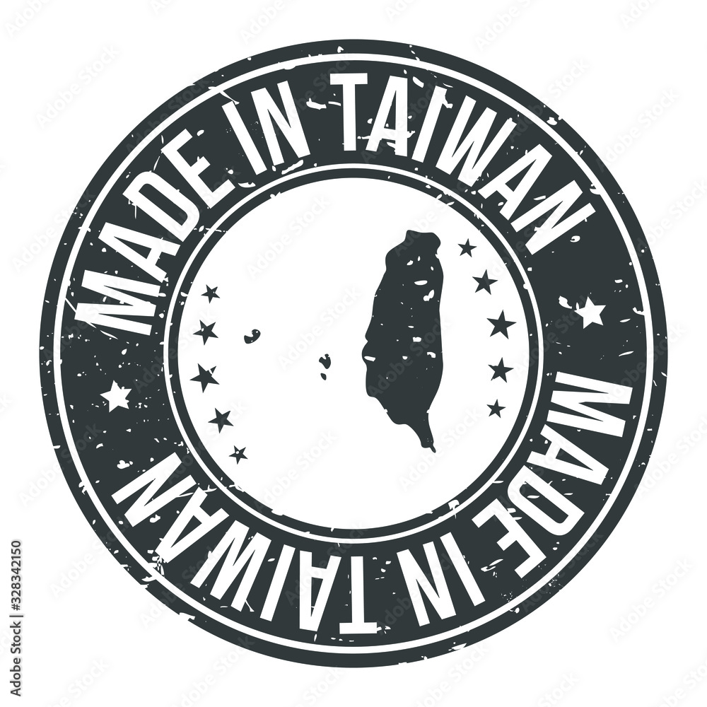 Made in Taiwan. Quality Original Stamp Design Vector Art. Stock Vector ...