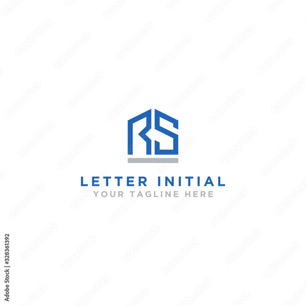 Inspiring company logo design from the initial letters to the RS logo ...