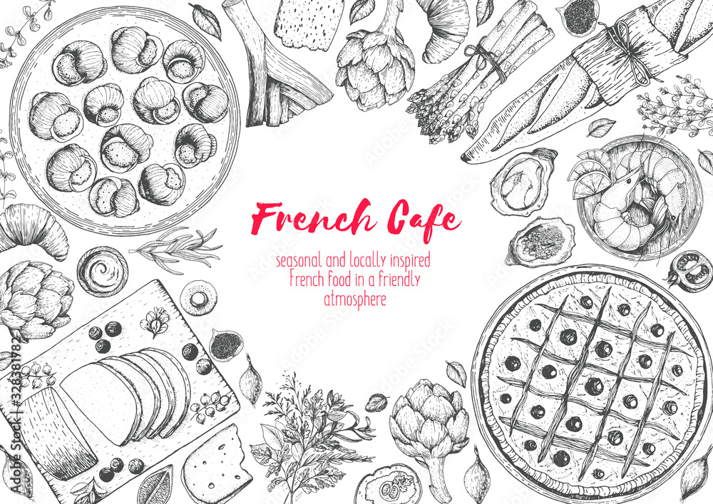 French Frame Template