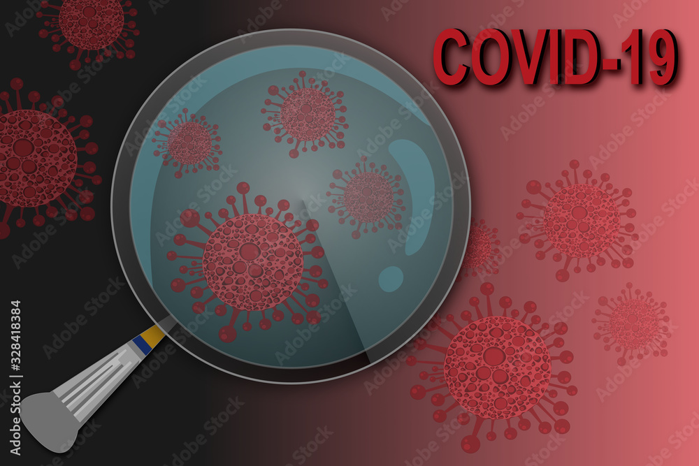Stop COVID-19 concept with stop covid-19sign illustration.covid-19 ...