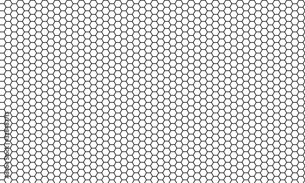 Honeycomb grid texture, hexagon pattern vector Stock Vector | Adobe Stock