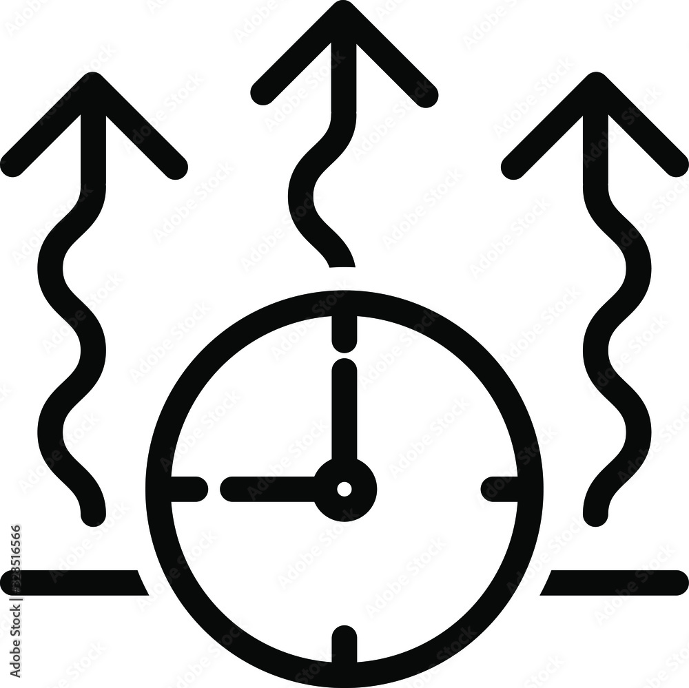 Quick drying icon, vector illustration Stock Vector | Adobe Stock