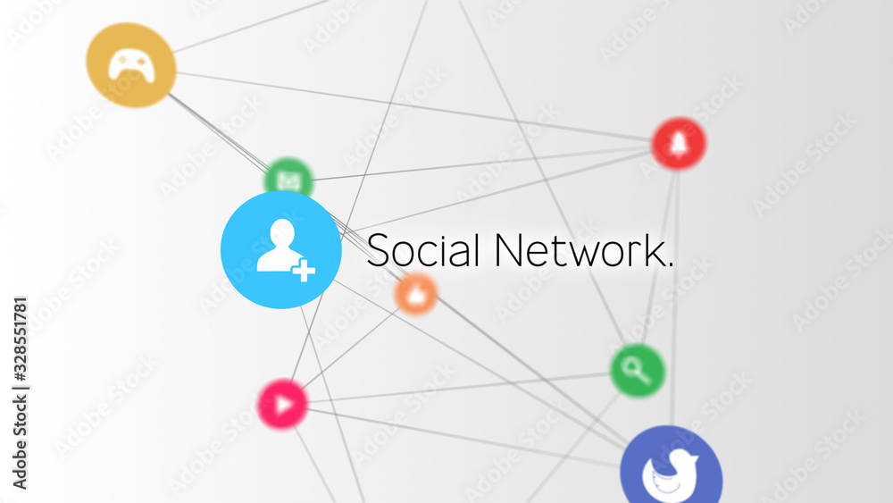 Social Network Stock Template | Adobe Stock