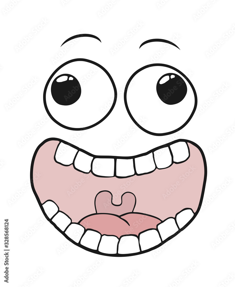 Insane Face Clip Art