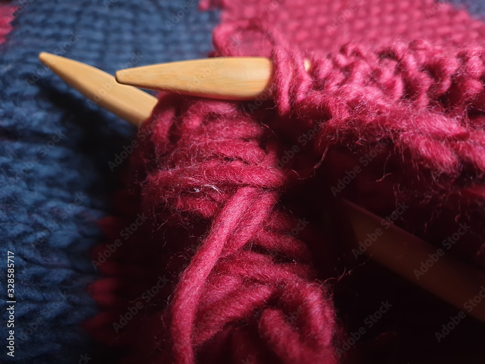 Strickzeug Stock Photo | Adobe Stock