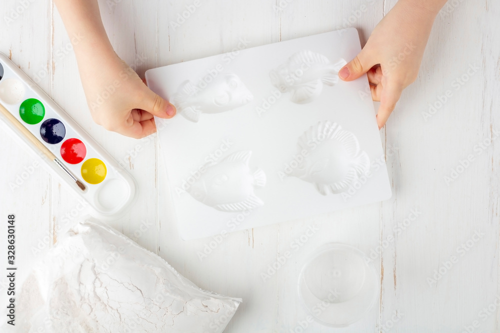 Step by step instruction: how to make plaster figures. The concept of ...