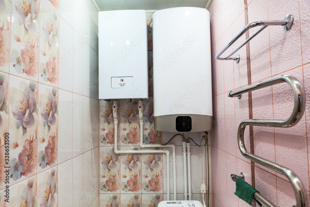 Water heater and boiler for local heating of apartment or house rooms ...