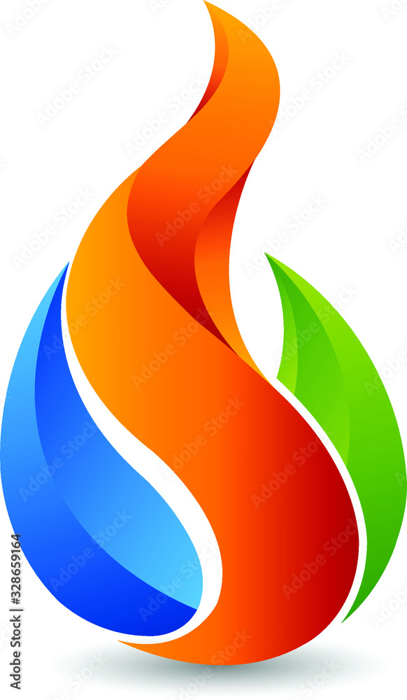 flame logo Stock Vector | Adobe Stock