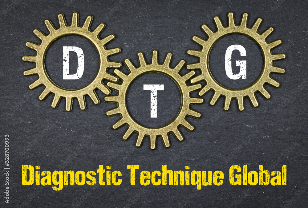 DTG Diagnostic Technique Global Stock Photo | Adobe Stock