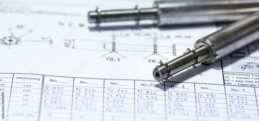inspection slot cutter special cutting tool. quality control check ...