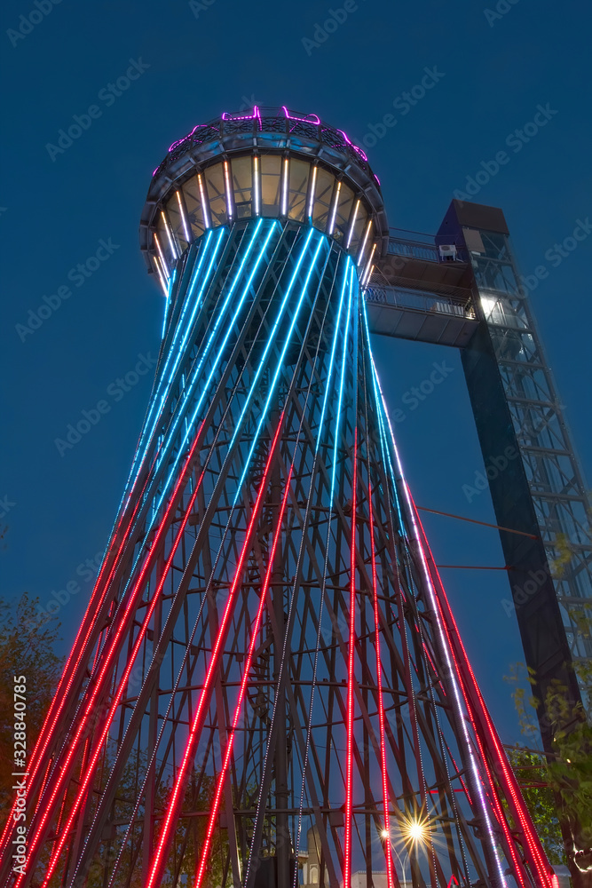 Shukhov Tower (as well Bukhara tower, 1929). Bukhara, Uzbekistan ...
