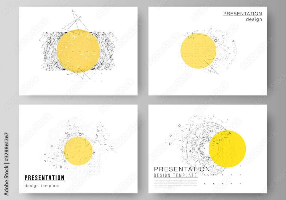 The minimalistic abstract vector illustration layout of the ...