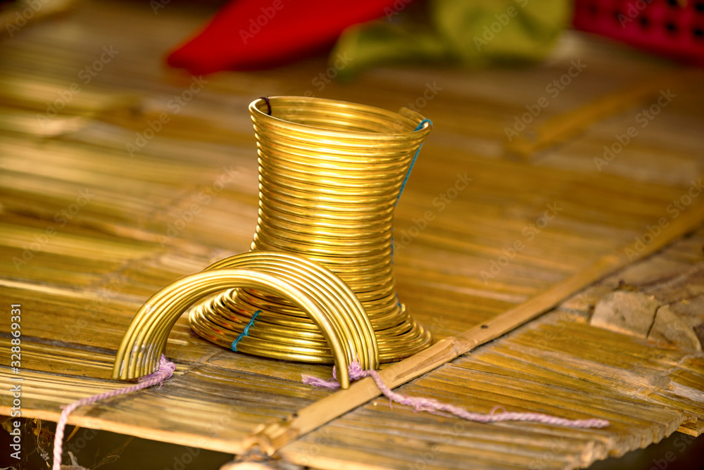 Long Neck Ring, Thailand, Baang Tong Luang Village, Chiang Mai City ...
