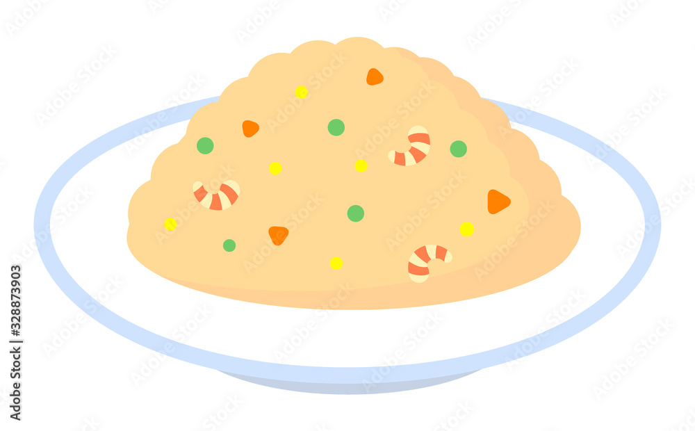エビピラフ イラスト Stock Vector Adobe Stock