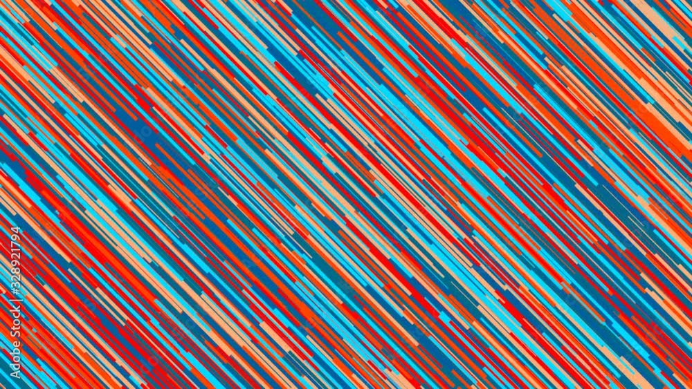 Bright colorful abstract background with moving diagonal lines 2D ...