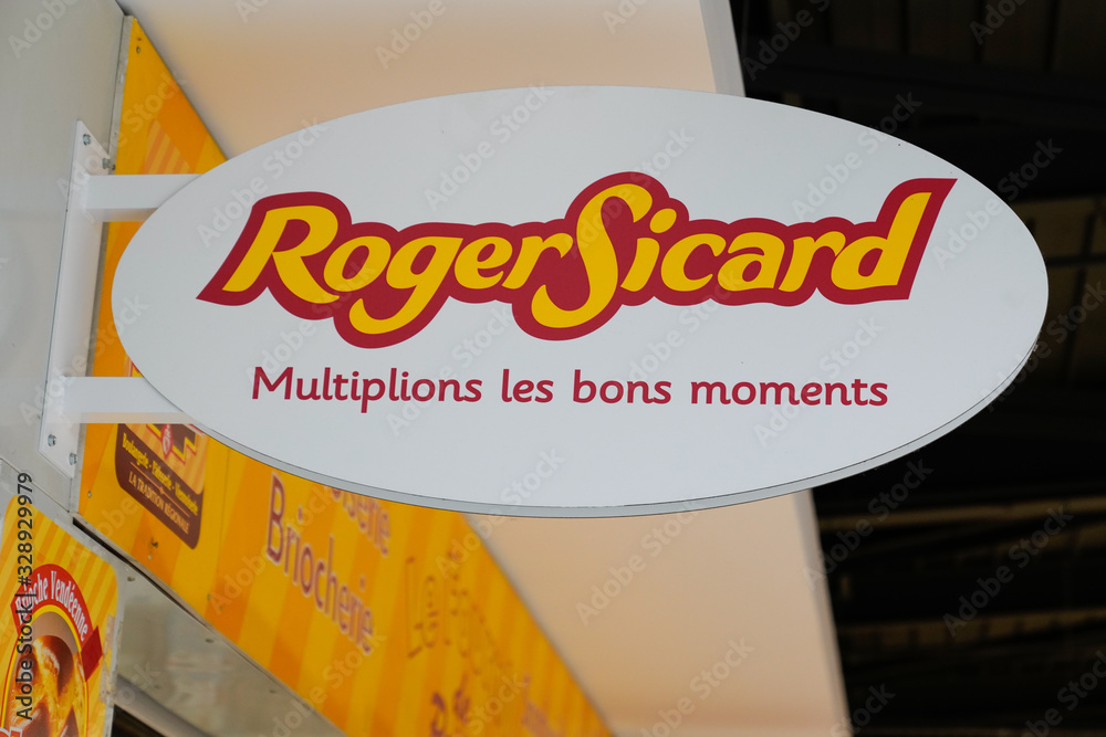 Brioche Roger Sicard logo sign store bakery shop Briochefrom vendée ...